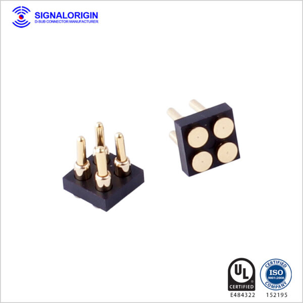 Power and signal spring loaded connectors surface mount - sgconnector.com