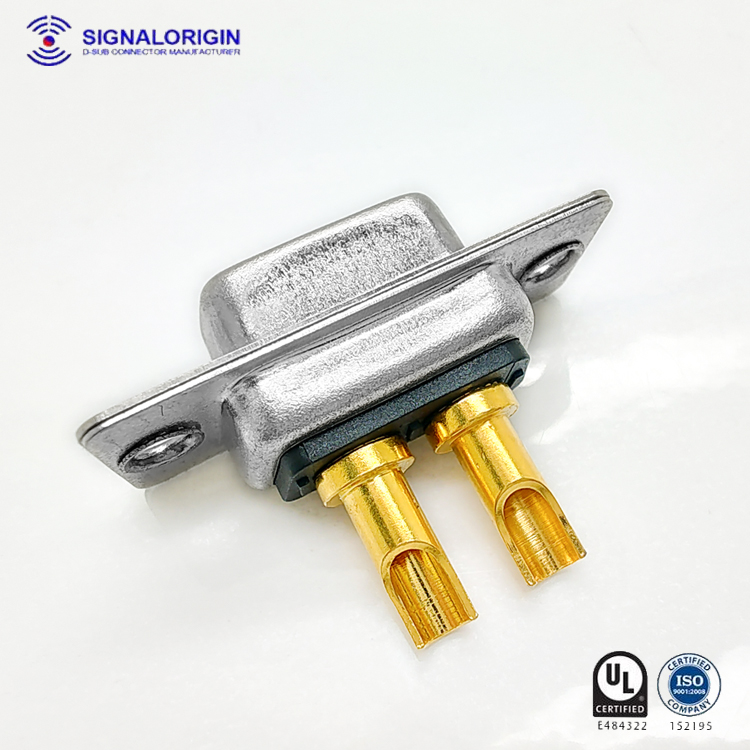 D-Sub 2V2 Female Cable Connector with Long Solder Cup Terminals ...