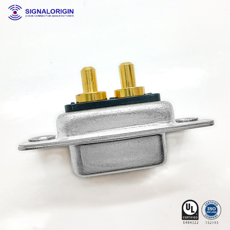 D-Sub 2V2 Female Straight PCB Mount Power Connector - sgconnector.com