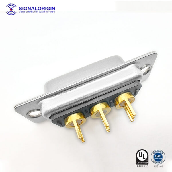 D-Sub 3V3 Female Coaxial RF Straight Connector | PCB Mount High ...