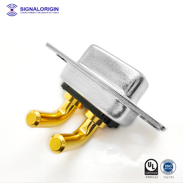 D-Sub 2W2 Female Right Angle PCB Mount Connector - sgconnector.com