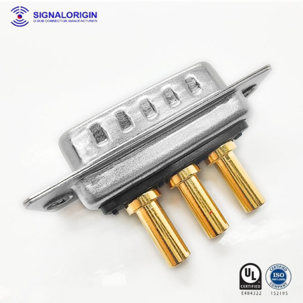 D-Sub 3V3 Male Cable Crimp Cup Connector | High-Performance Power D-Sub ...