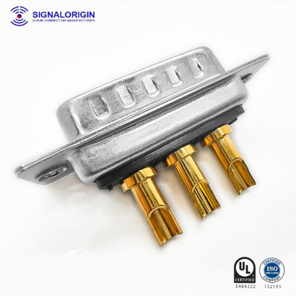 D-Sub 3V3 Male Cable Connector – Solder Cup Type with Long Terminal for ...