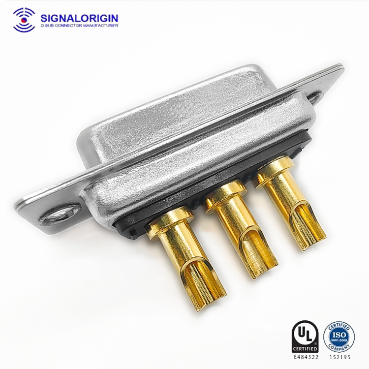 D-Sub 3V3 Female Cable Connector with Long Solder Cup Terminals for ...