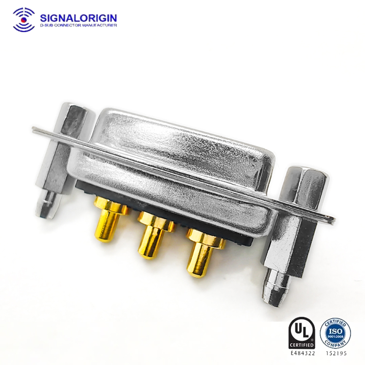 High Current D-Sub 3V3 Female Straight PCB Mount Connector with ...
