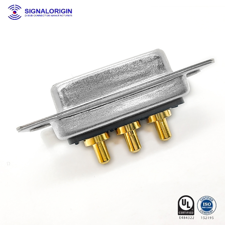 D-Sub 3V3 Female Straight PCB Mount Power Connector for Industrial ...
